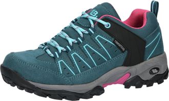 Brütting Unisex Mount Pinos Low Trekkingsschuhe, Petrol/Türkis/Pink, 39 EU