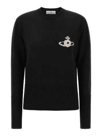 Vivienne Westwood Pull Col Rond - Noir