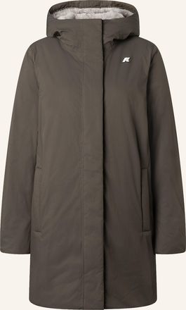 K-Way K-Way Funktionsjacke Sophie Twill Soft Beaver gruen