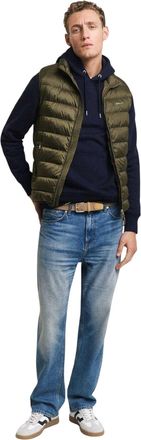 GANT Weste f&uuml;r Herren, Leicht, Daunen (Gr&uuml;n)