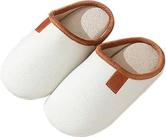 Generic Pantoufles dhiver chaudes et confortables en forme de nuage avec doublure en mousse &agrave; m&eacute;moire de forme - Pantoufles en feutre pour une utilisation en 