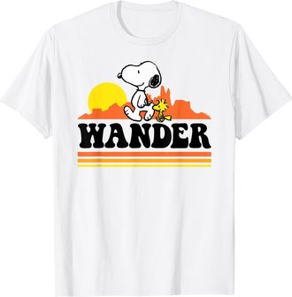 Peanuts Snoopy Woodstock Wander T-Shirt