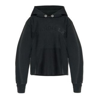 Maison Margiela Logo Sweatshirt - - Sweatshirts & Hoodies - Damen - Schwarzk - S