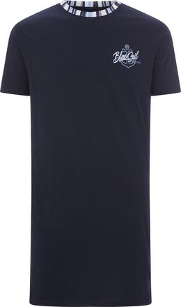 Jan Vanderstorm Herren Nachthemd Ruwin dunkelblau, 72/74