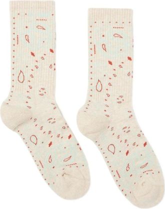 Alanui Femme, Sous-v&ecirc;tements, Blanc, Taille: ONE Size Chaussettes Bandana