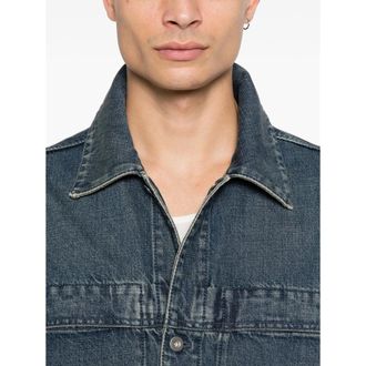 Jil Sander Patch Pocket Denim Jacket - Blue