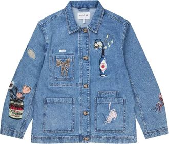 Munthe Femme, Vestes, Bleu, Taille: 44 FR Prickly Jacket