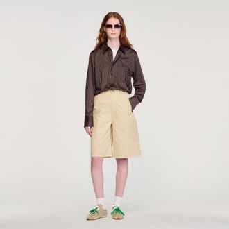 Sandro Chemise fluide &agrave; rayures