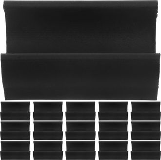 IFUNDOM 50 St&uuml;ck U F&ouml;rmige Stuhlbeinkappen aus Kunststoff 19mm M&ouml;belgleiter rutschfest mit Ger&auml;uschd&auml;mpfung Bodenschoner f&uuml;r St&uuml;hle Hocker und Trampoline