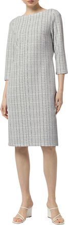 Comma Tweedkleid mit 3/4-Arm