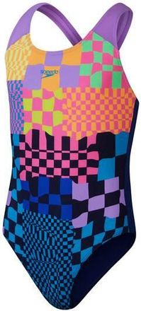 Speedo Kinder Schwimmanzug DIGI PLMT SPBK JF NAVY/PURPLE