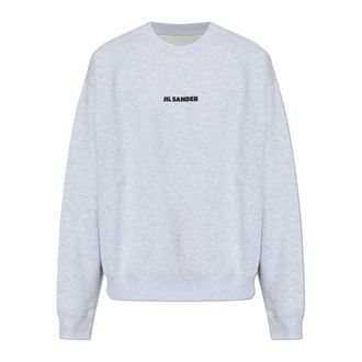 Jil Sander Logo Sweatshirt - - Sweatshirts & Hoodies - Herren - Grau - XL