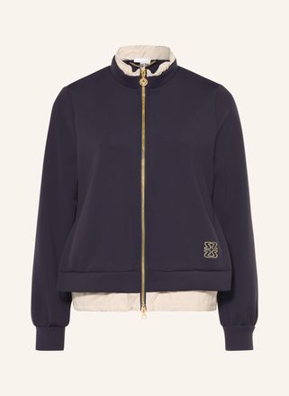 Sportalm Sweatjacke Mit Glitzergarn blau