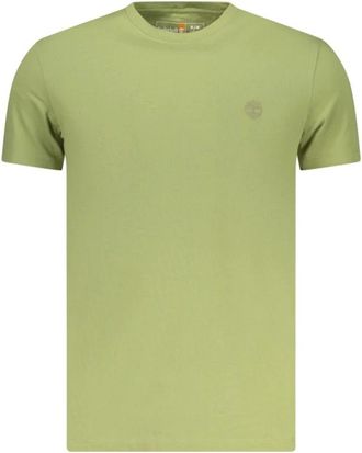 Timberland Homme, Tops, Vert, Taille: 2XL T-shirt ras du cou