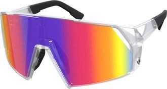 Scott Pro Shield Wechselscheiben Fahrrad Brille Translucent/Teal Chrome