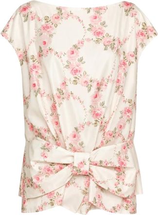 Simone Rocha Femme, Tops, Multicolore, Taille: 34 FR Top Peplum Bo&icirc;te D&eacute;tail