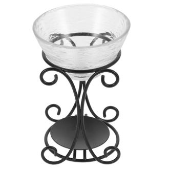 Holibanna Eisen Aromabrenner f&uuml;r &Auml;therische &Ouml;le mit Kerzenhalter Dekorativer &Ouml;l R&auml;ucher Diffusor f&uuml;r Wohnzimmer Yoga und Schlafzimmer Handgefertigtes Wohnaccess