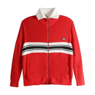 adidas Femme, Pulls, Rouge, Taille: 40 FR Track Jacket