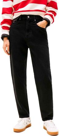 Tommy Jeans Damen MOM Jeans Uhr TPR AI4185 DW0DW21389, Denim (Denim Black), 34W / 32L, Denim (Denim Black), 34W x 32L