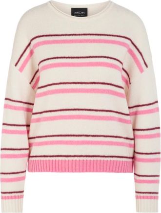 Marc Cain Gestrickter Pullover mit Streifen- Made in Germany - - Knitwear - Damen - Mehrfarbig - M