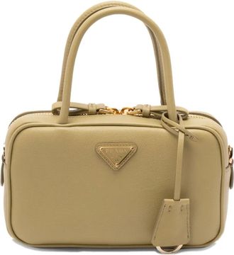 Prada sac cabas en cuir - Tons neutres