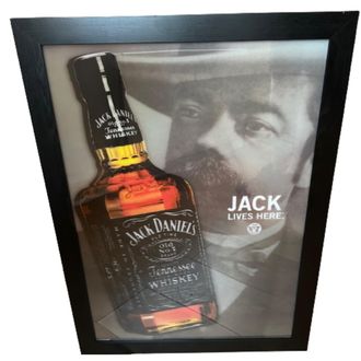 Generic Jack Daniels 3D-Poster - Jack Lives Here 62 cm x 46,5 cm