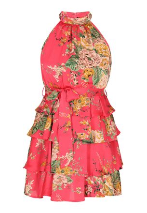Faina Kleid Frauen rosa mehrfarbig