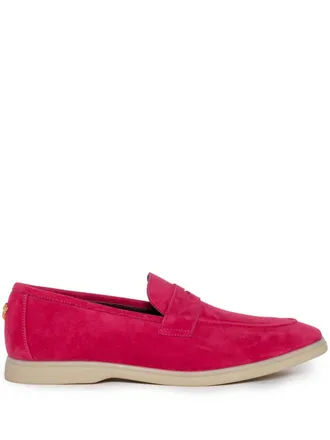 Bougeotte mocassins en daim - Rose
