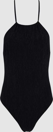 La Nouvelle Maillot 1 Pi&egrave;ce L&eacute;onie Black Stripes, Capsule Heritage