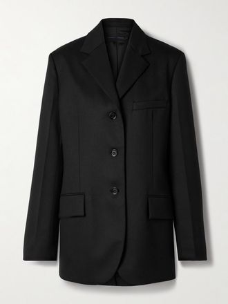 Proenza Schouler Archer Blazer Aus Twill Aus Einer Wollmischung - Schwarz