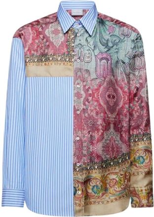 Pierre-Louis Mascia Femme, Blouses et Chemises, Multicolore, Taille: 36 FR Alokam Chemise &agrave; manches longues