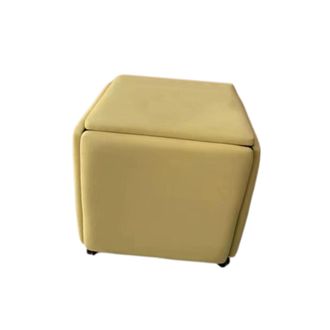 Generic 5-in-1-Fu&szlig;hocker mit Fu&szlig;st&uuml;tze, stapelbare Nesthocker, platzsparend, for Schlafzimmer, Wohnzimmer, B&uuml;ro, Balkon, Klassenzimmer, Spielzimmer(Color 1,30