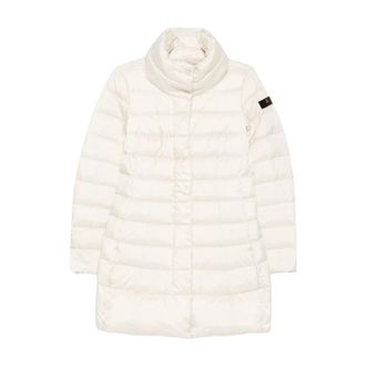 Peuterey Femme, Manteaux, Blanc, Taille: 44 FR Doudoune Longue Ajust&eacute;e