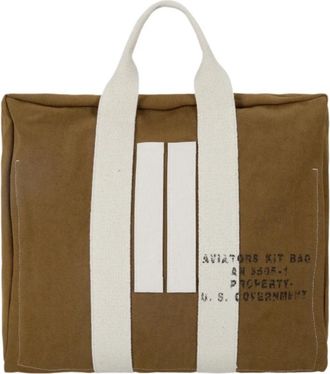 Fortela Homme, Sacs, Brun, Taille: ONE Size Aviator Bag