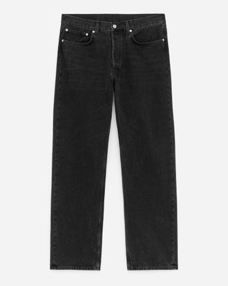 Arket CLIFF Regular Straight Jeans -Schwarz