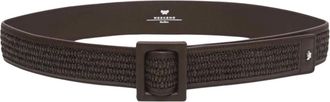 Max Mara Femme, Accessoires, Brun, Taille: S Ceinture Effet Raffia