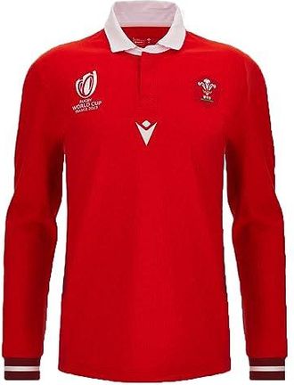 Macron Maillot Pays de Galles Rugby WRU World Cup Rugby - Rouge - Homme - Taille XXL