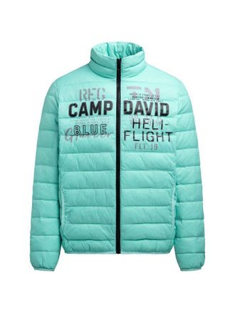 Camp David Steppjacke mit elastischem Saumabschluss