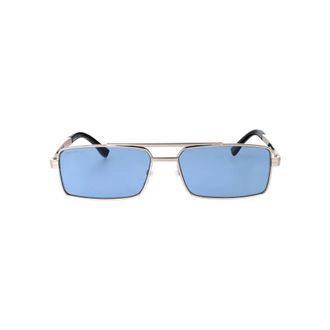 Dsquared2 Rechteckige Metallsonnenbrille - - Accessories - Herren - Blau - 59 MM
