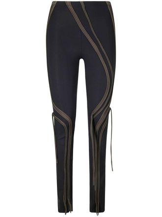 Ottolinger legging &agrave; appliques - Noir