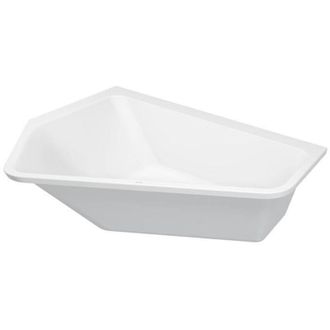 Duravit Duravit - Paiova 5-Eck Badewanne, Ecke links, 2 R&uuml;ckenschr&auml;gen