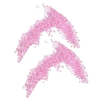 Cabilock 10000 St&uuml;ck Teiliges Acryl Strasssteine Transparent Flachr&uuml;ckige Vase F&uuml;ller f&uuml;r Hochzeitsdeko Nail Art Schmucksteine und Party Tischstreuer Langlebig