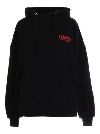 Fiorucci hoodie à motif monogrammé - Noir
