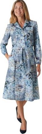 Daxon Robe col Tailleur Manches Longues - Femme