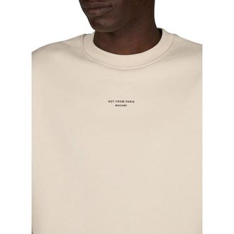 Dr&ocirc;le de Monsieur Sweat &agrave; col rond en coton