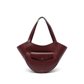Wandler Hortensia Slouch Leather Tote Bag