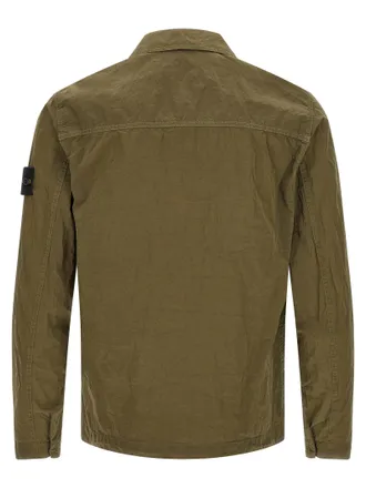 Stone Island Nylon Metal Technical Overshirt - Olive