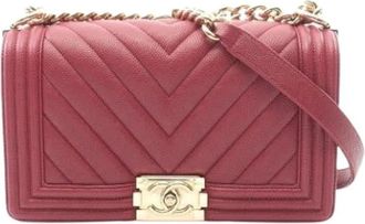 Chanel Sac &agrave; main Pre-owned - Femme - Pre-owned - Rouge - Taille: ONE Size