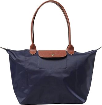 Longchamp Femme, Sacs, Bleu, Taille: ONE Size Sac fourre-tout pliable l&eacute;ger