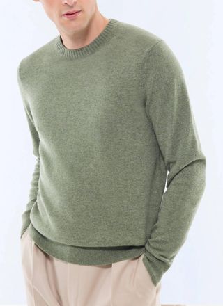 Fursac Pull col rond en cachemire - Taille XXL - Homme